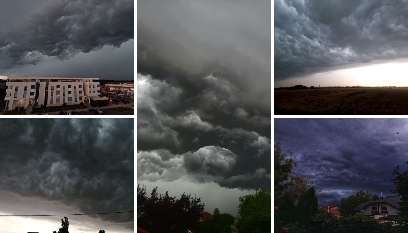 VIDEO I FOTO Nevremenska oluja zahvatila naš kraj: Tamni oblaci, vjetar, grmljavina i kiša ...