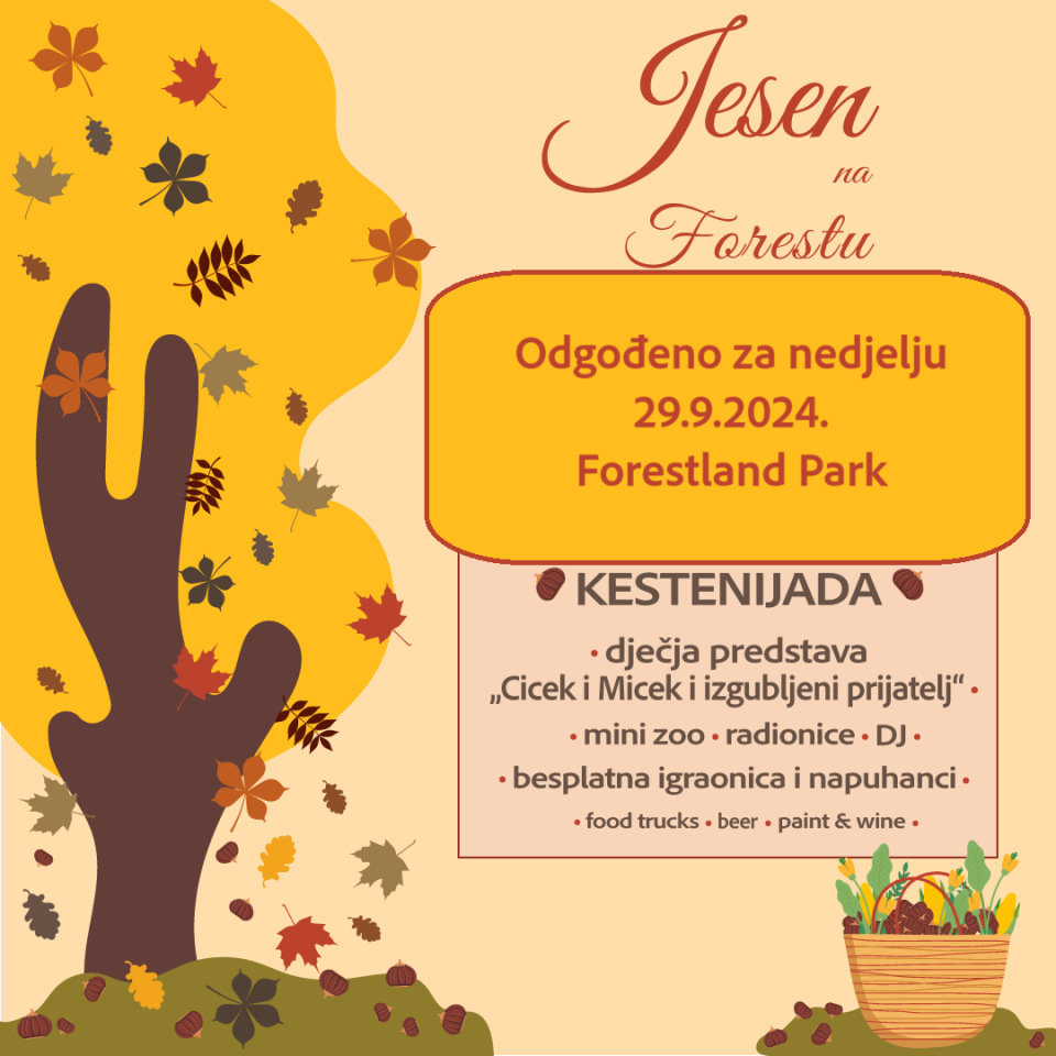 NOVI DATUM Jesen na Forestu odgađa se za sutra! - eMedjimurje.hr