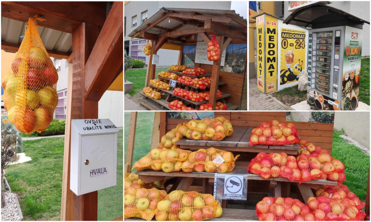 SVE NA JEDNOM MJESTU Med i ulje iz automata, a na kreativan način ...