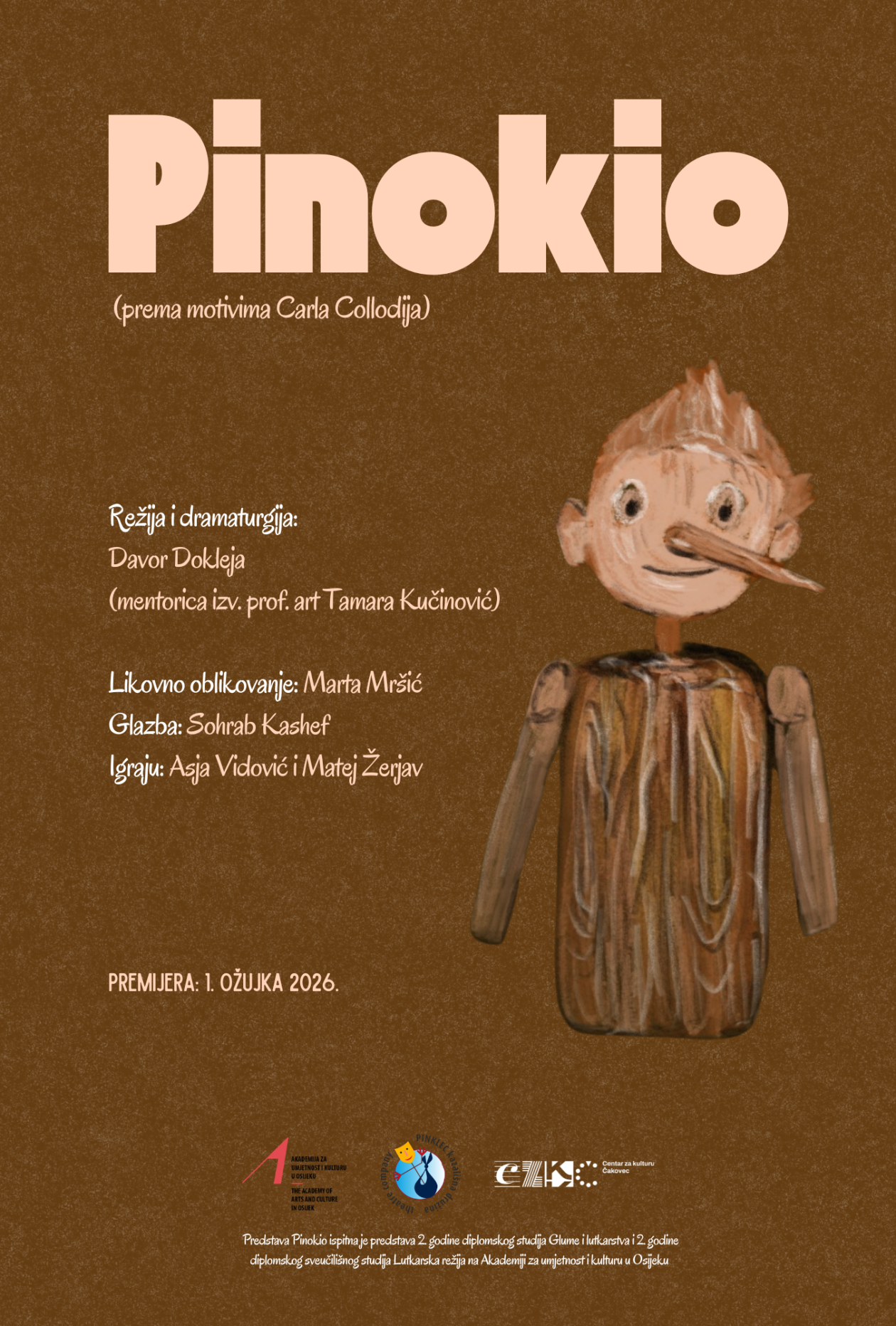 KD PINKLEC Pinokio i njegova čudesna škola života – ne propustite ...