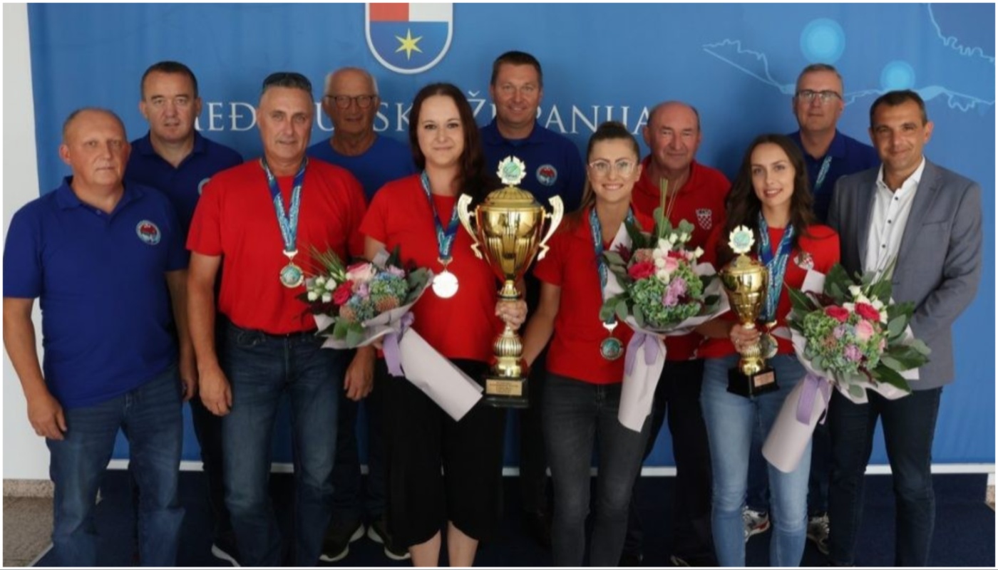 PRIJEM U ŽUPANIJI Najbolje svjetske ribolovkinje Sara Strbad, Marijana ...