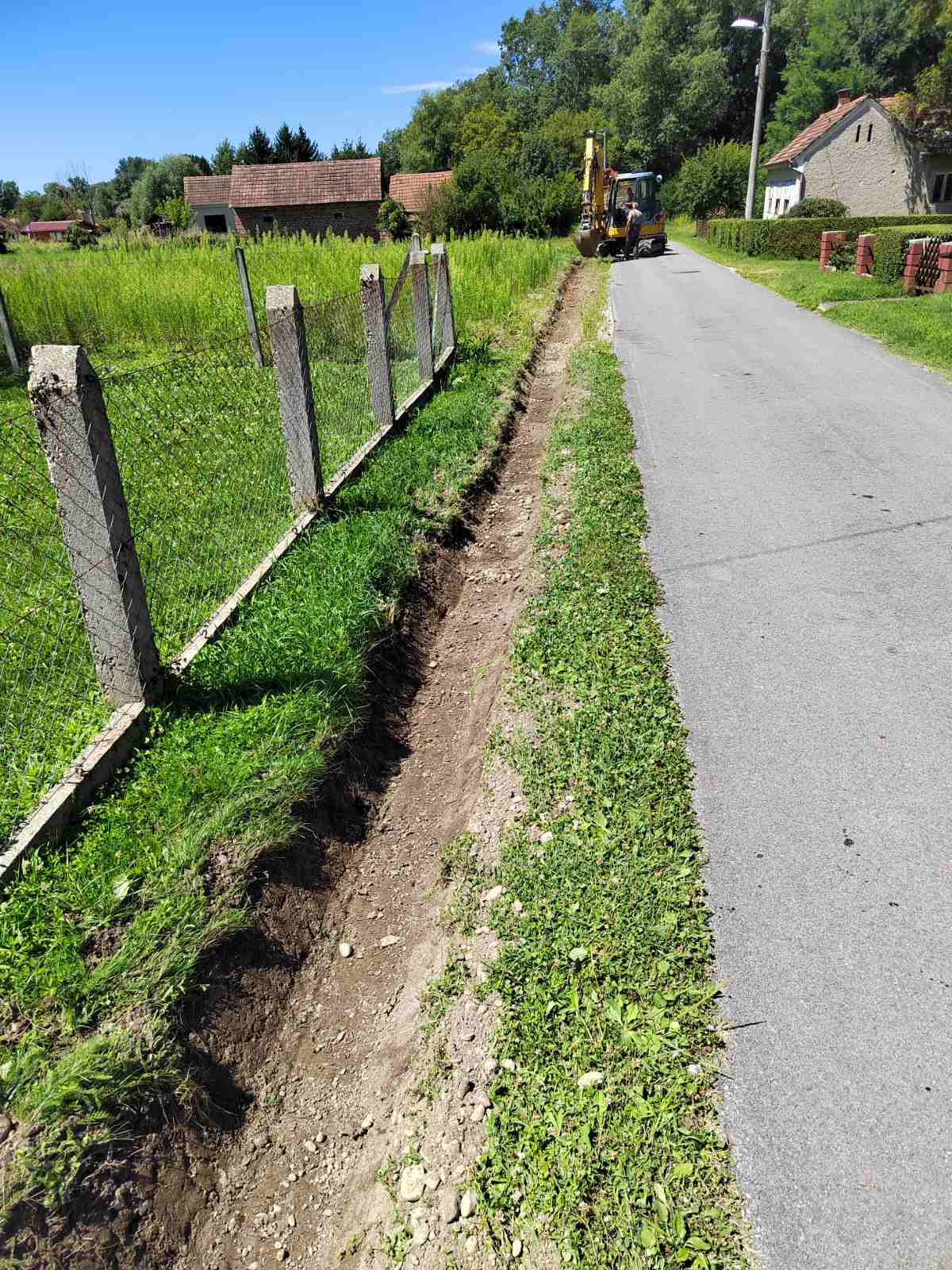 SVETI MARTIN NA MURI Očišćeni jarci za oborinske vode i orezana stabla ...