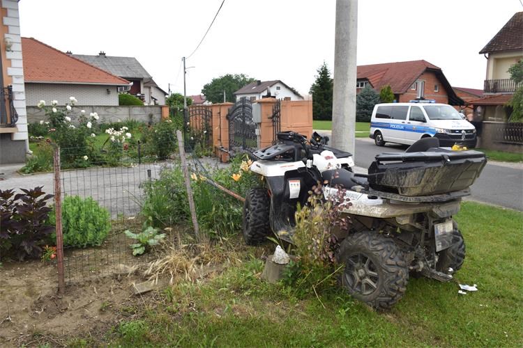 IVANOVEC U prometnoj nesreći ozlijeđen 21-godišnji vozač quada ...